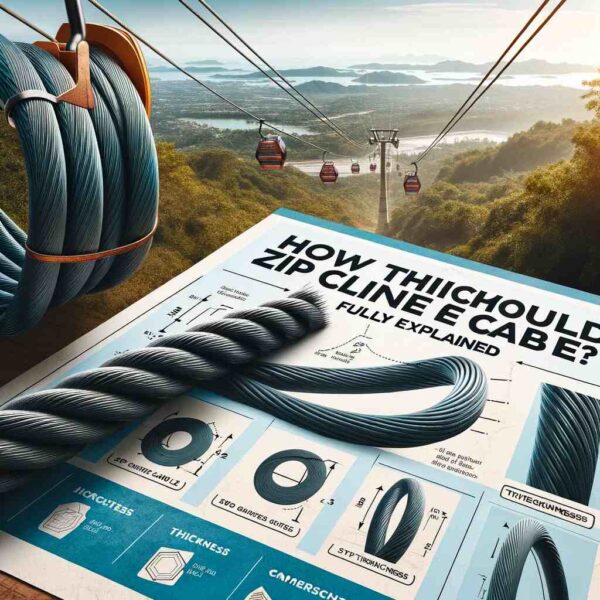 How Thick Should Zipline Cable Be? Fully Explained - Outdoor Doer