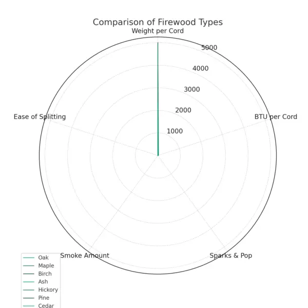 Best Firewood to Burn for Wood Stoves and Fireplaces With Charts ...