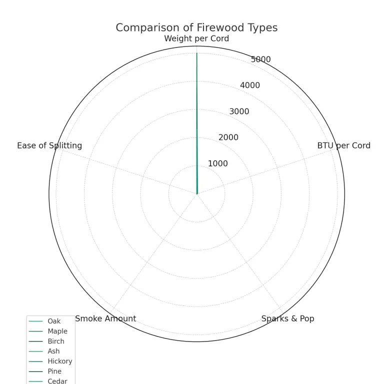 Best Firewood to Burn for Wood Stoves and Fireplaces With Charts ...
