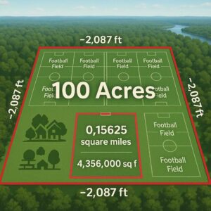 How Big Is 100 Acres of Land: Size Explained in Miles, Feet, and ...